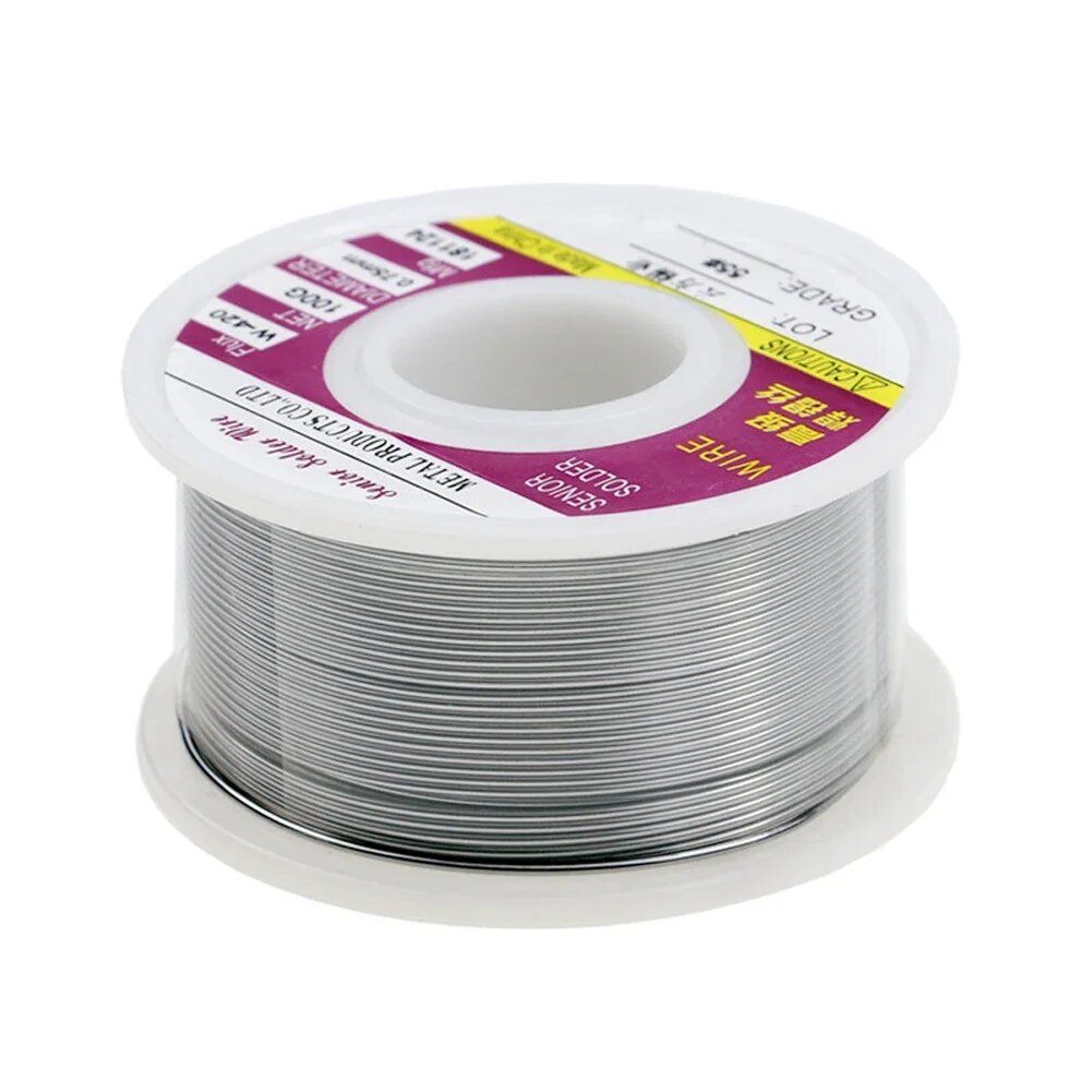 Паяльная проволока из олова 0,8/1.0 мм с канифольным сердечником 1.0mm 50g