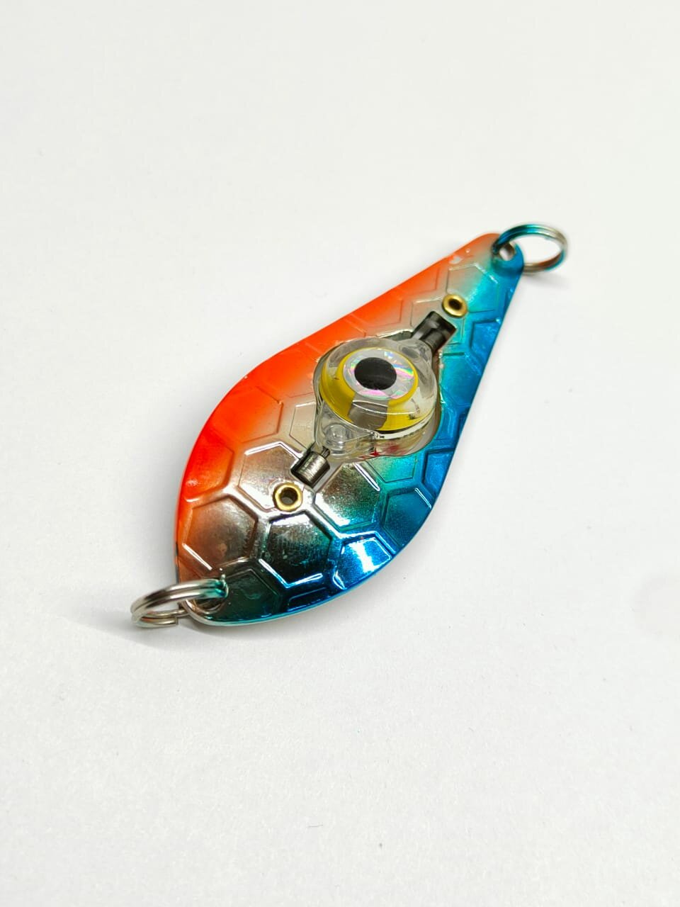 Блесна колебалка атом светодиодная мигающая вес18 гр. Цвет: #29