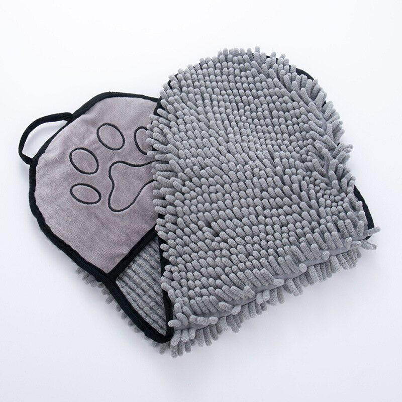 Полностью обернутые принадлежности для купания домашних животных, полотенце для собак и кошек, рукавица для мытья, впитывающее быстро сохнущее полотенце