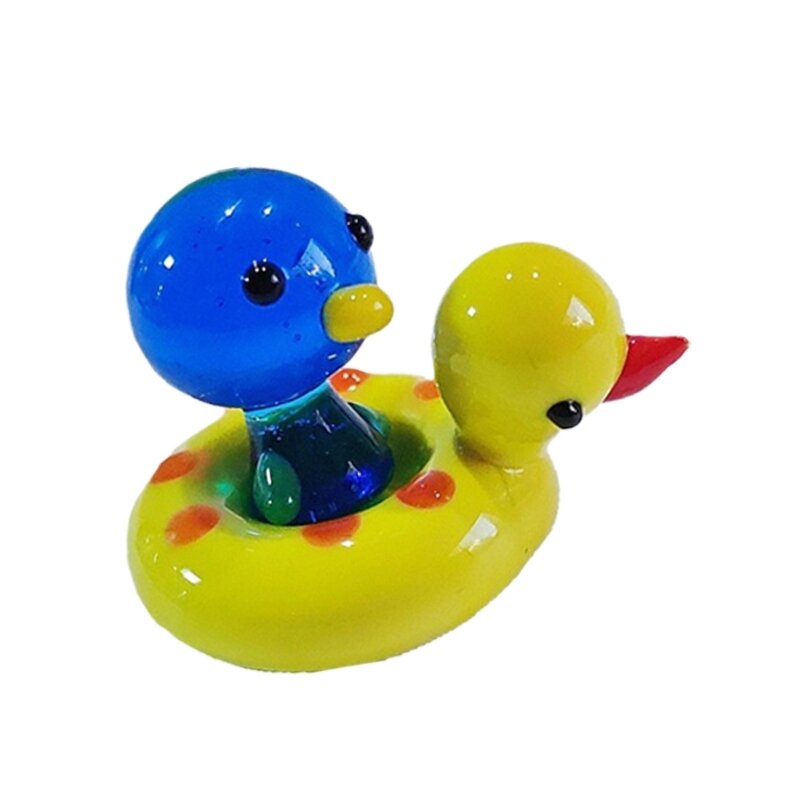 Глазированная маленькая желтая утка, плавающее украшение для утенка