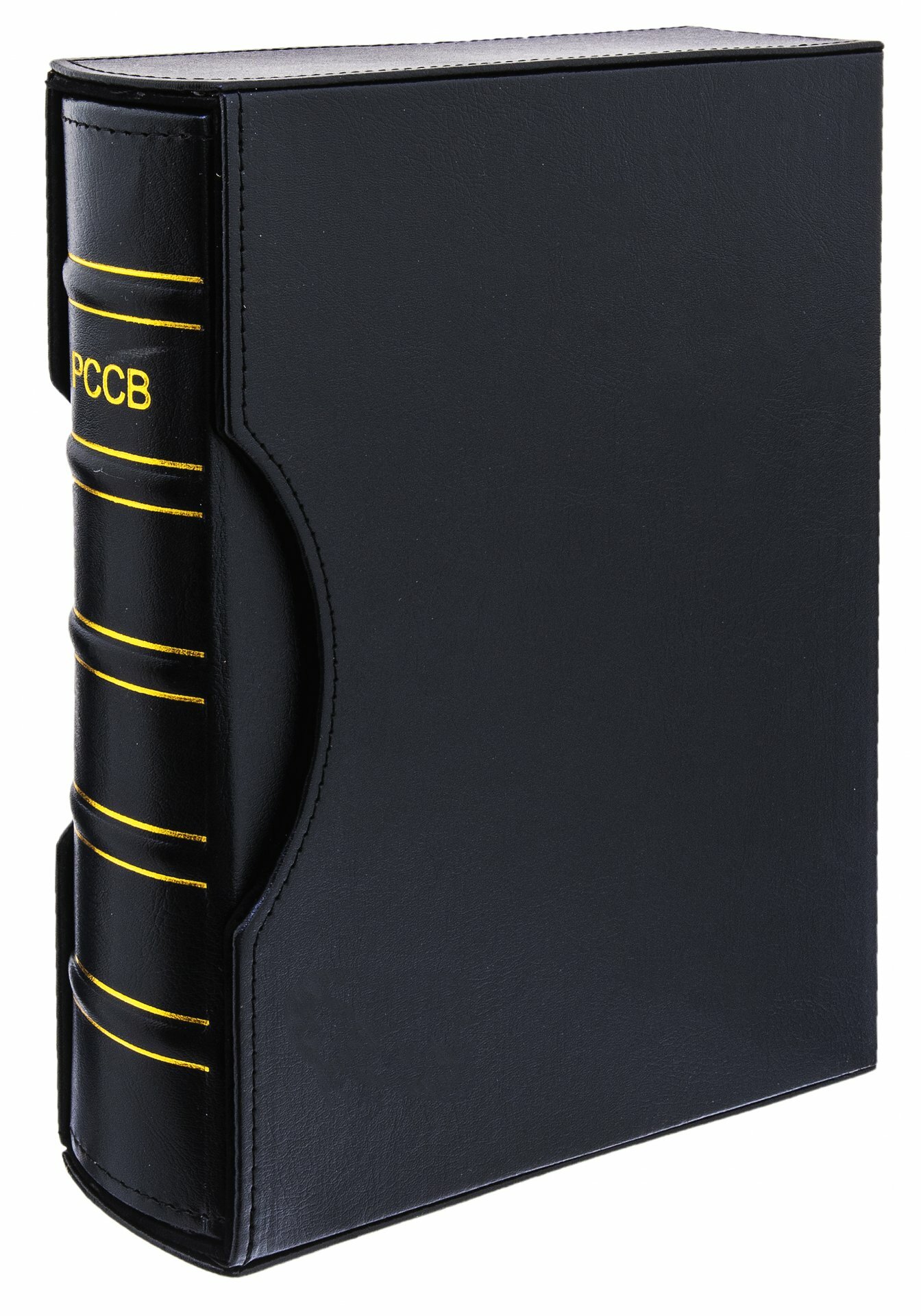 Папка на кольцах с шубером без листов Стандарт Оптима "OPTIMA" чёрный