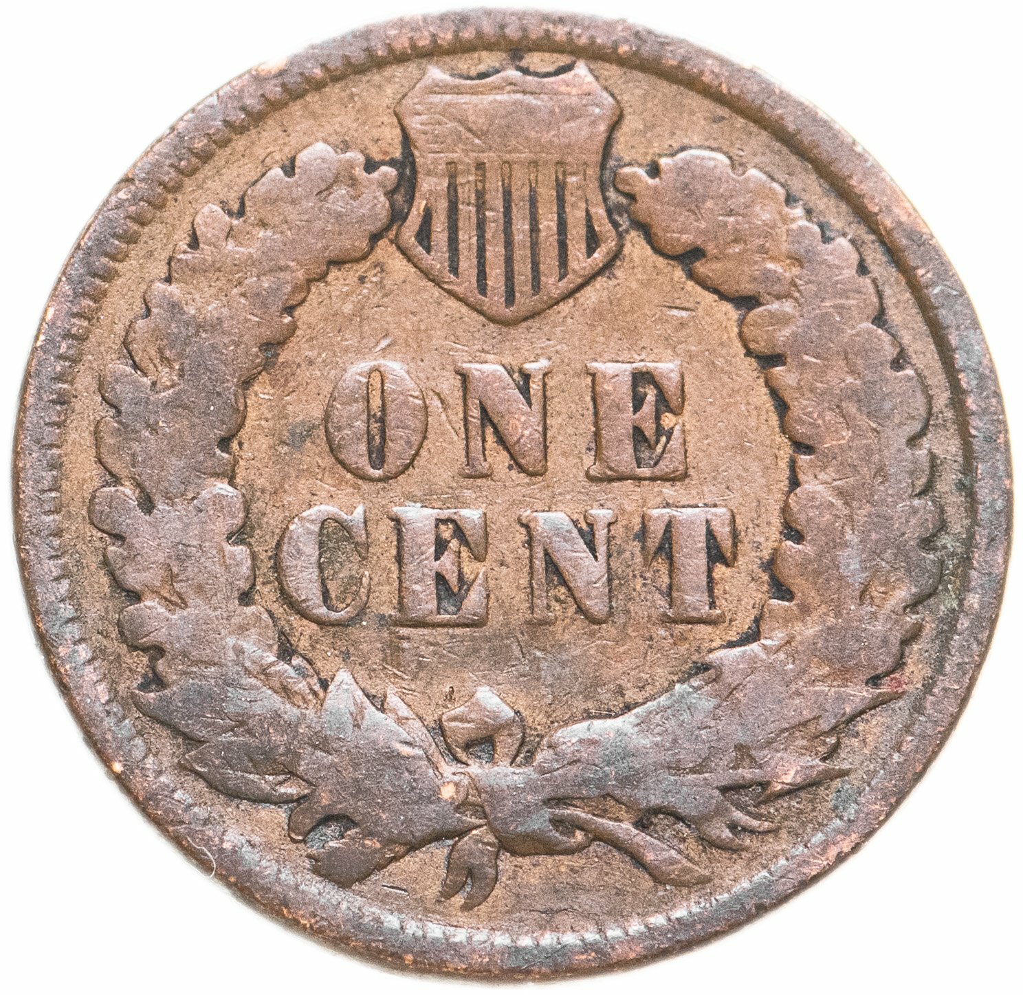 США 1 цент cent 1901 Indian Head Cent, Бронза, в сохранности VF