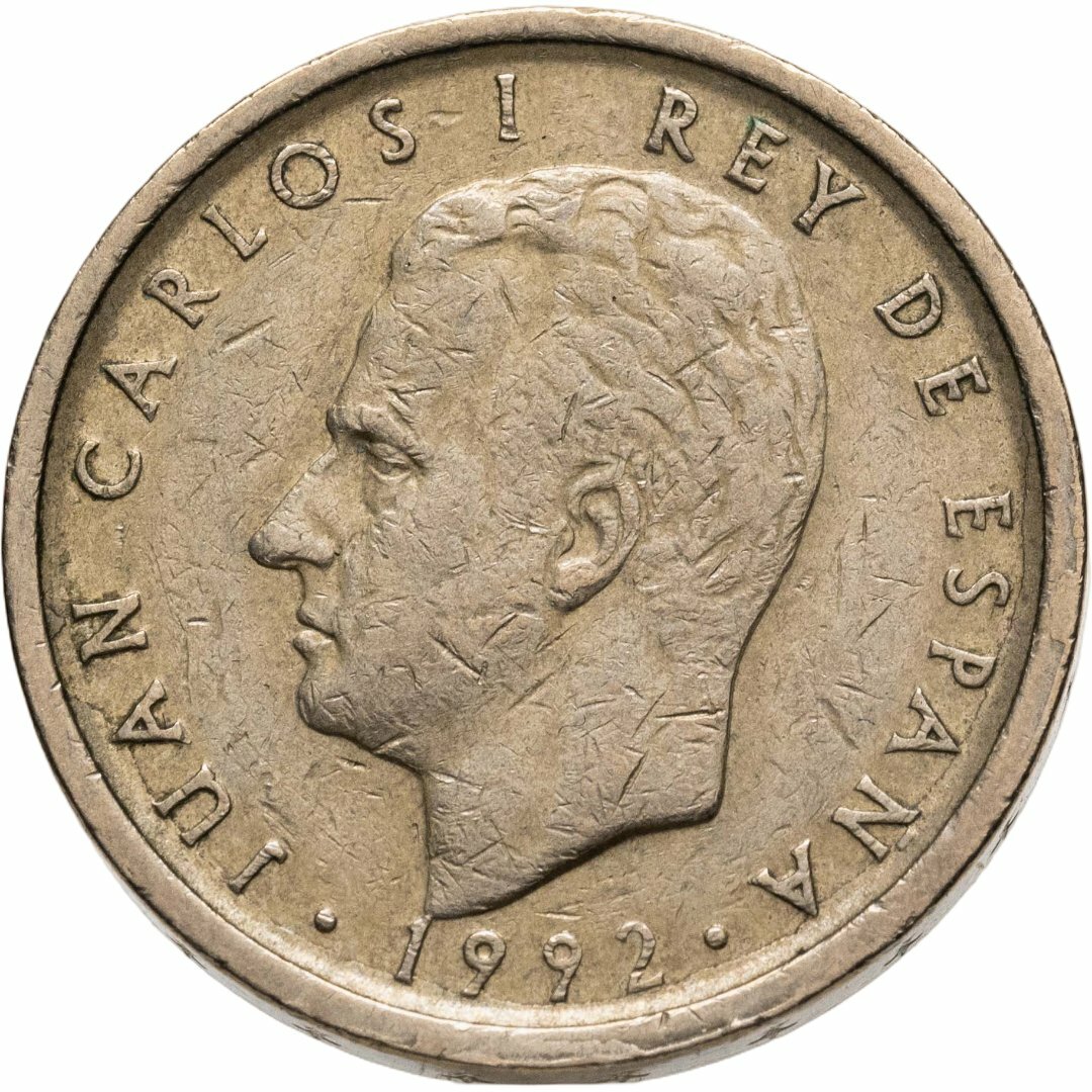 Испания 100 песет pesetas 1992, Бронза, в сохранности VF-XF