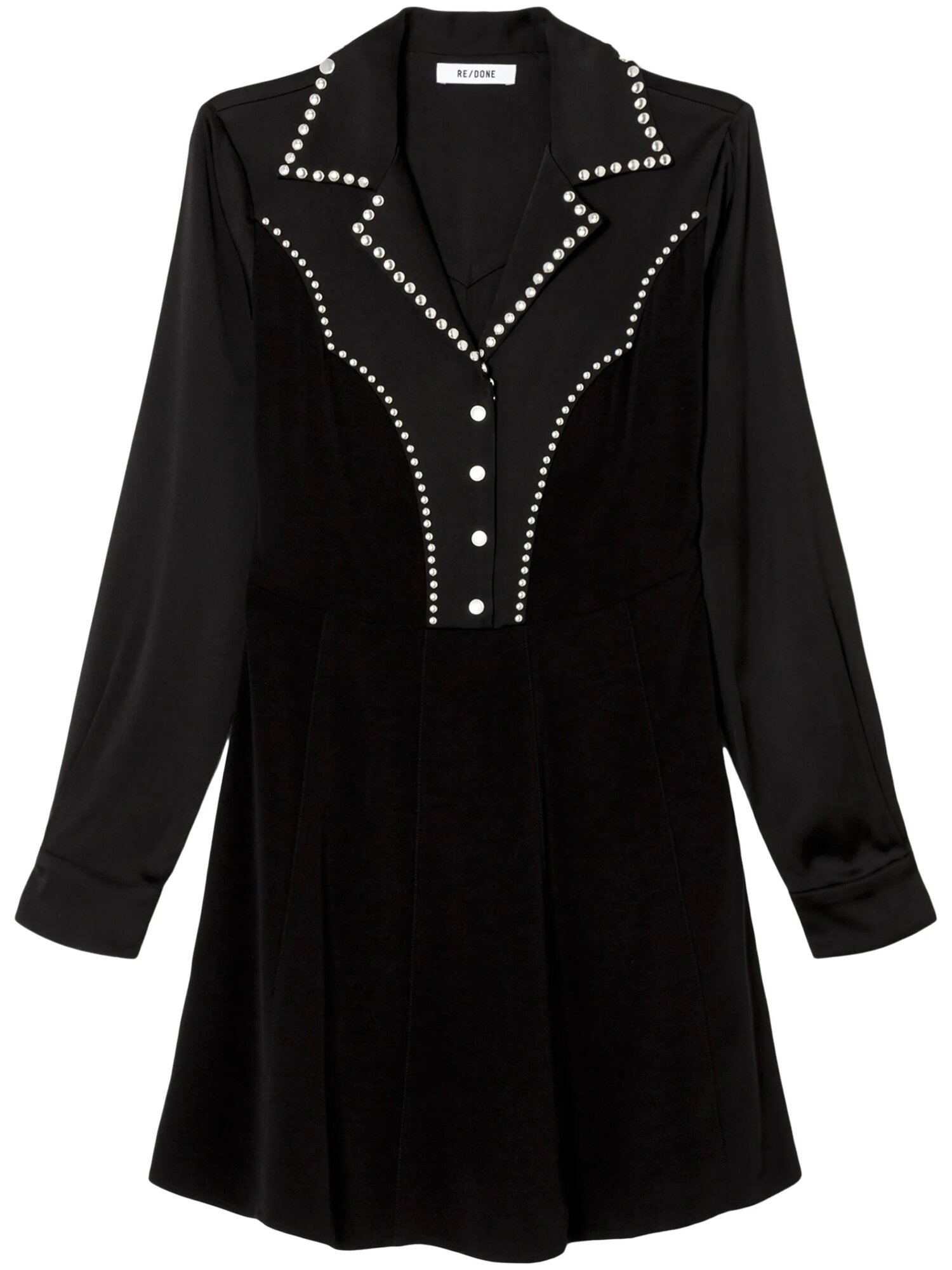 Платье Re/Done Western Yoke