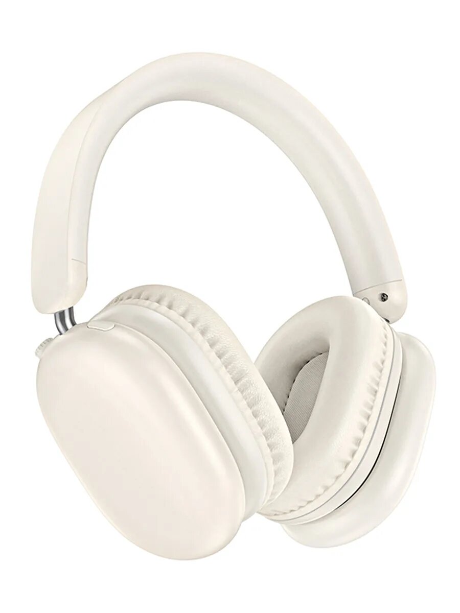 Накладные беспроводные наушники BOROFONE BO27 Rhyme BT 5.3, цвет Milky White