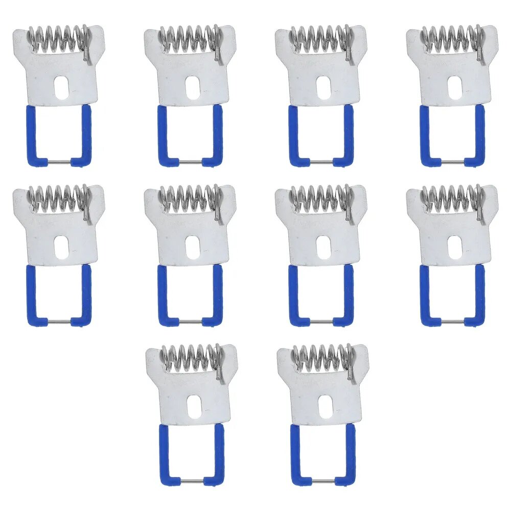10 шт. осветительных аксессуаров, встраиваемые пружинные зажимы для потолочных светильников