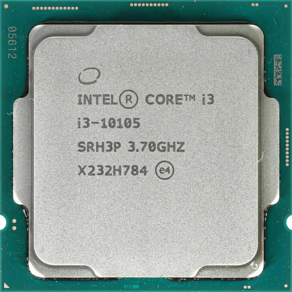 Процессор CPU Intel Core i3-10105(3.7GHz, 6MB, LGA1200)CM8070104291321, 1865304