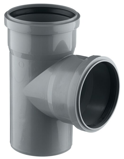 Тройник Ostendorf HTEA d110 мм 87° пластиковый для внутренней канализации (115400)