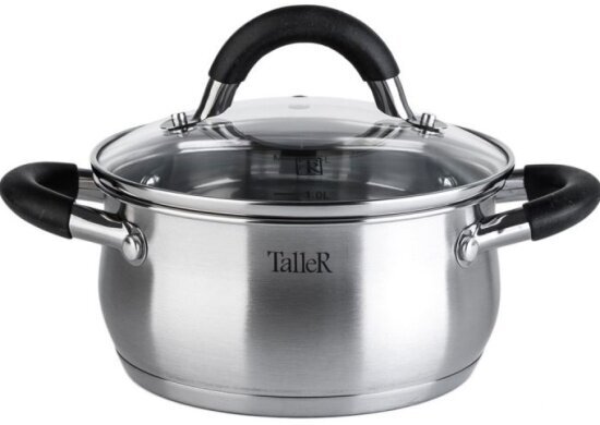 Кастрюля с крышкой Taller TR-11043 Шелборн, 1,5л