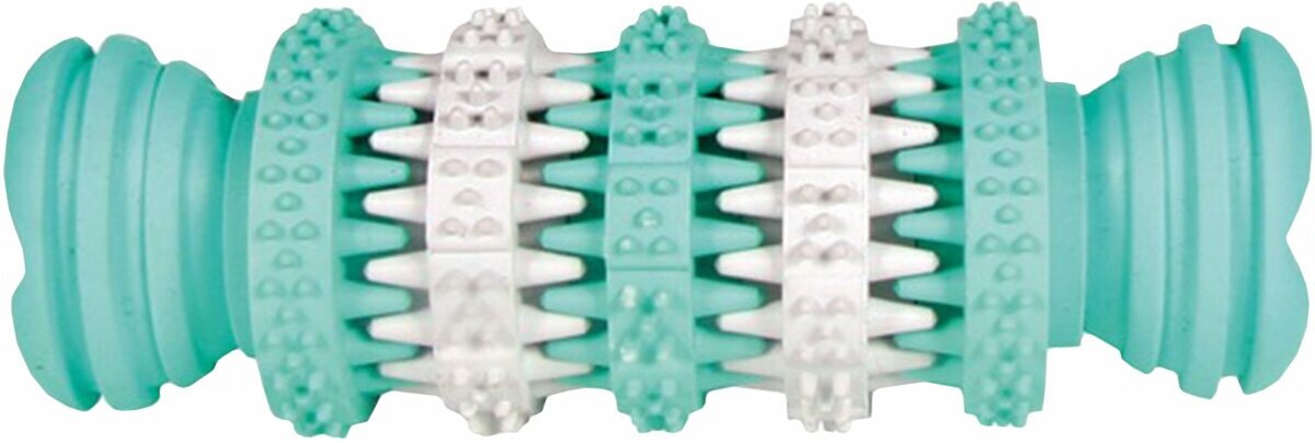 TRIXIE DENTA FUN игрушка для собак «Кость» белый/голубой (11,5 см)