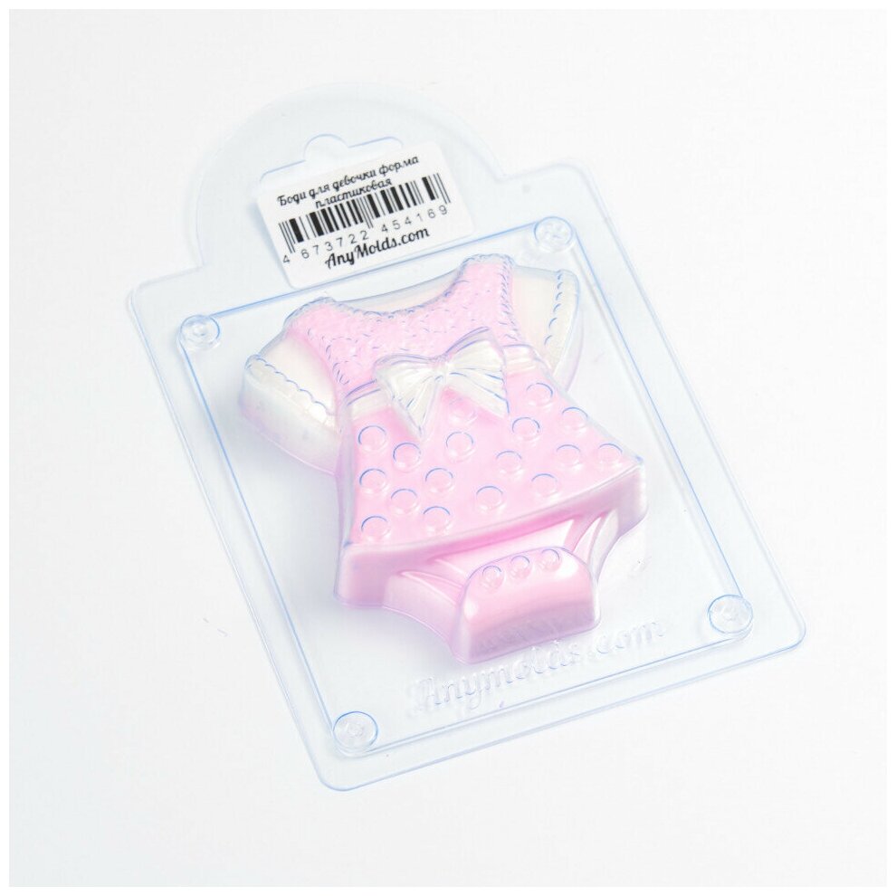 Формочка для шоколада : Боди для девочки молд из толстого пластика