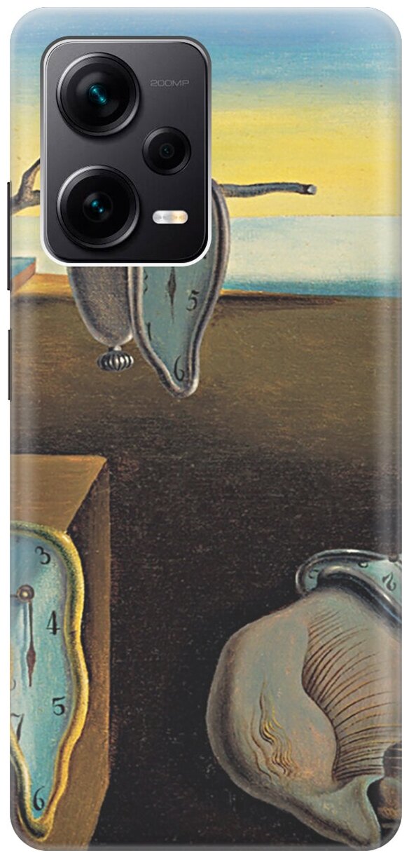 Силиконовый чехол Дали на Xiaomi Redmi Note 12 Pro / Note 12 Pro+ / Note 12 Explorer Edition / Сяоми Редми Ноут 12 Про / Ноут 12 Про Плюс / Ноут 12 ЕЕ