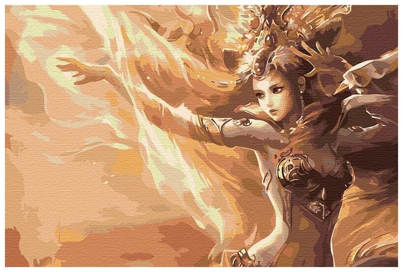 Магия света Раскраска картина по номерам на холсте