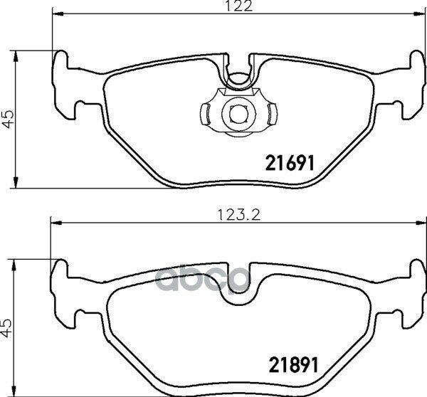 Колодки тормозные Mintex арт. MDB1879