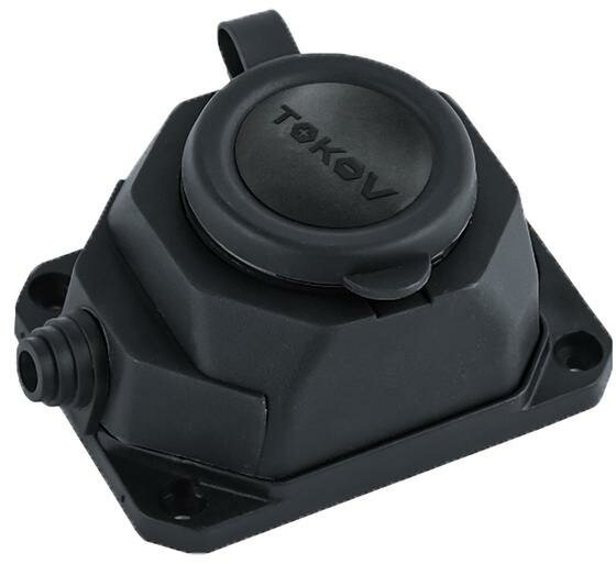 Колодка удлинителя 1-м 16А с заземл. каучук TOKOV ELECTRIC TKE-C05-KK1-Z