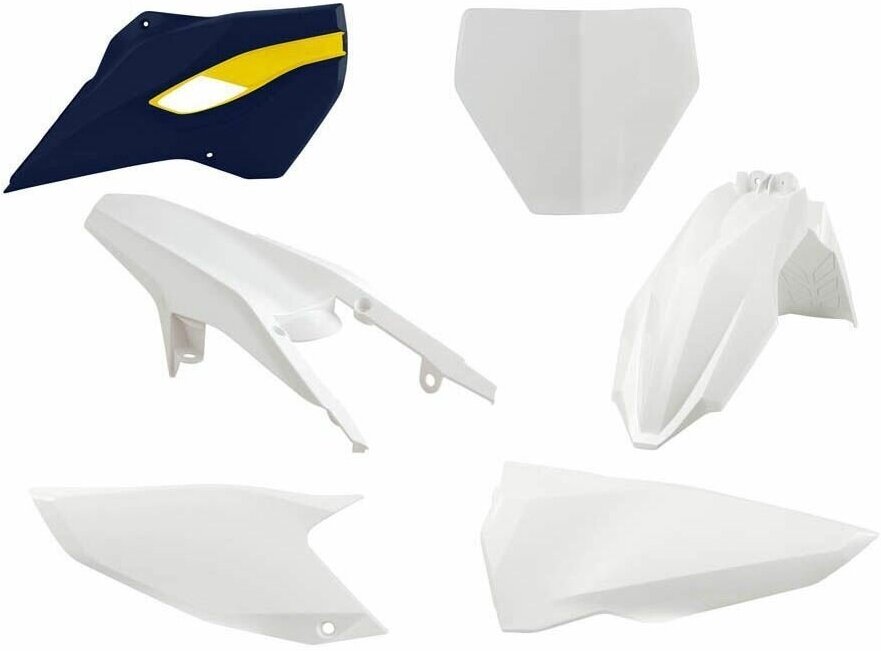 Комплект пластика Husqvarna TC-FC125-450 14-15, TC250 14-16, белый, синий.