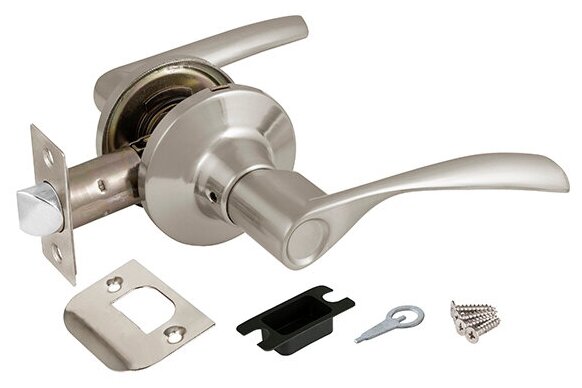 Ручка защелка 6010 SN-P (без фик.) мат. никель