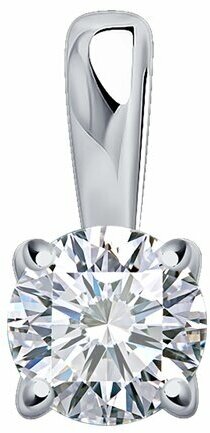 Подвеска SOKOLOV, белое золото, 585 проба, бриллиант