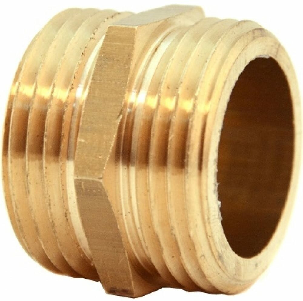 Ниппель, латунный, НР, 1 1/4"