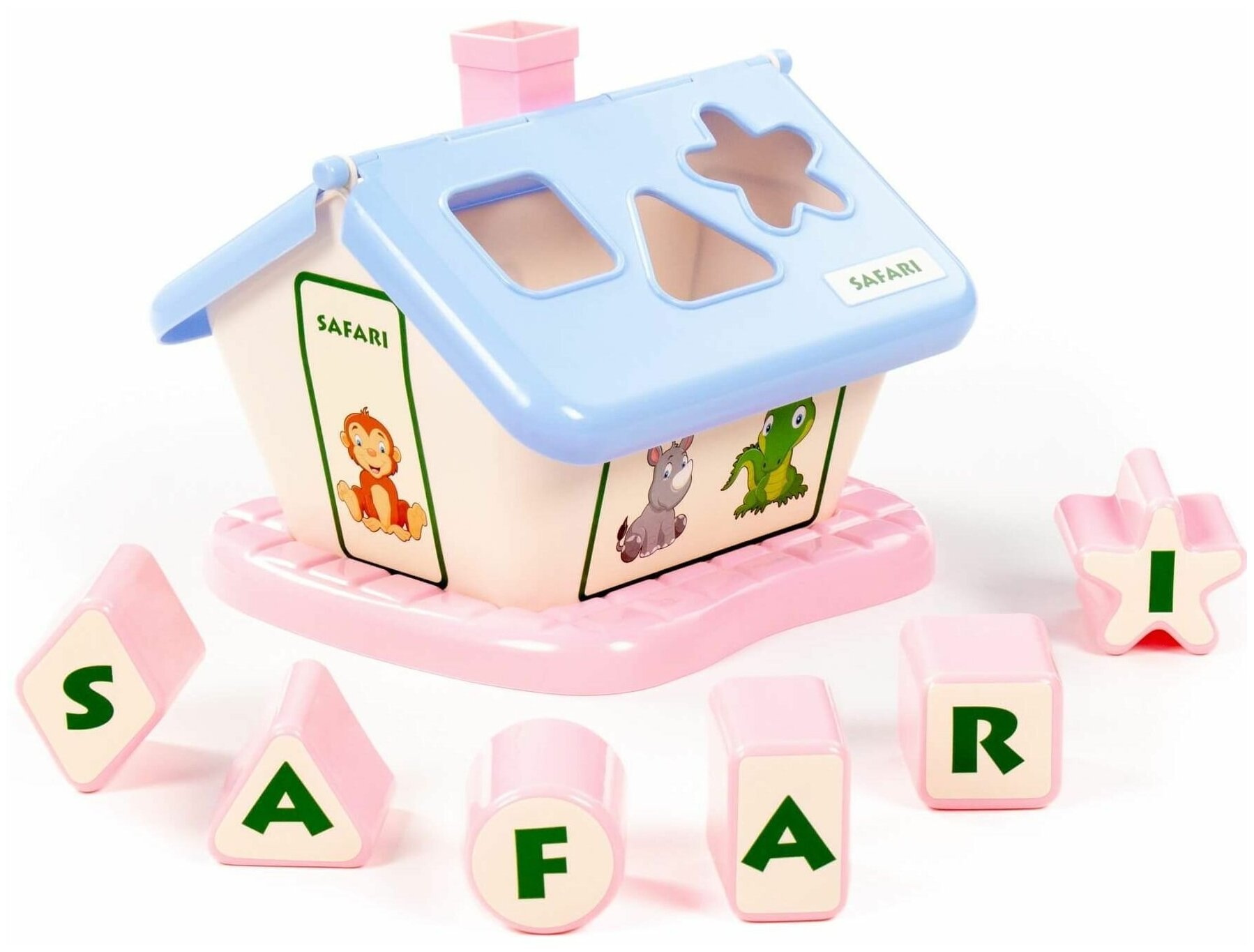 Игрушка сортер Садовый домик Сафари (голубой)