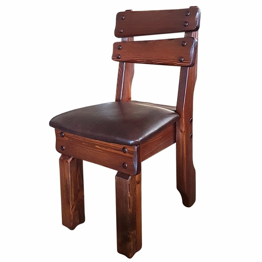 Стул "Медведь", мягкий, под старину, ножки, цвет орех, максимальная нагрузка 150кг, 1шт