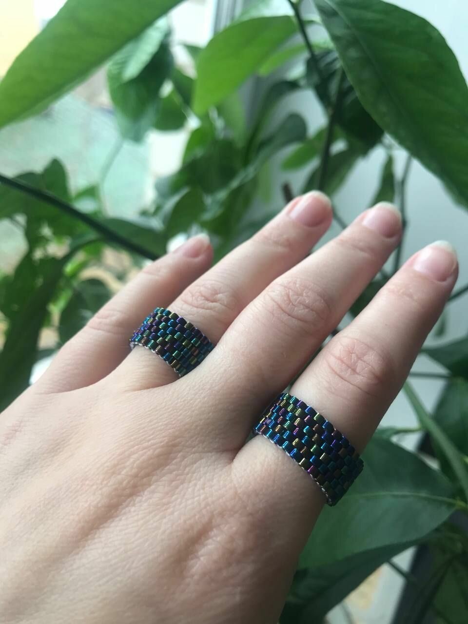 Кольцо плетеное