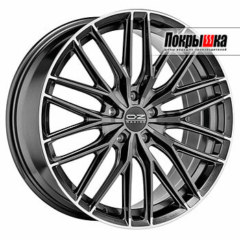 Диски литые OZ Gran Turismo HLT (Star Graphite Diamond Lip) 8.5х19/5х114.3 D75.0 ET35.0