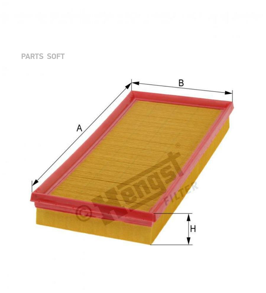 HENGST FILTER E690L Фильтр воздушныйJAGUAR X-TYPE 2003=>