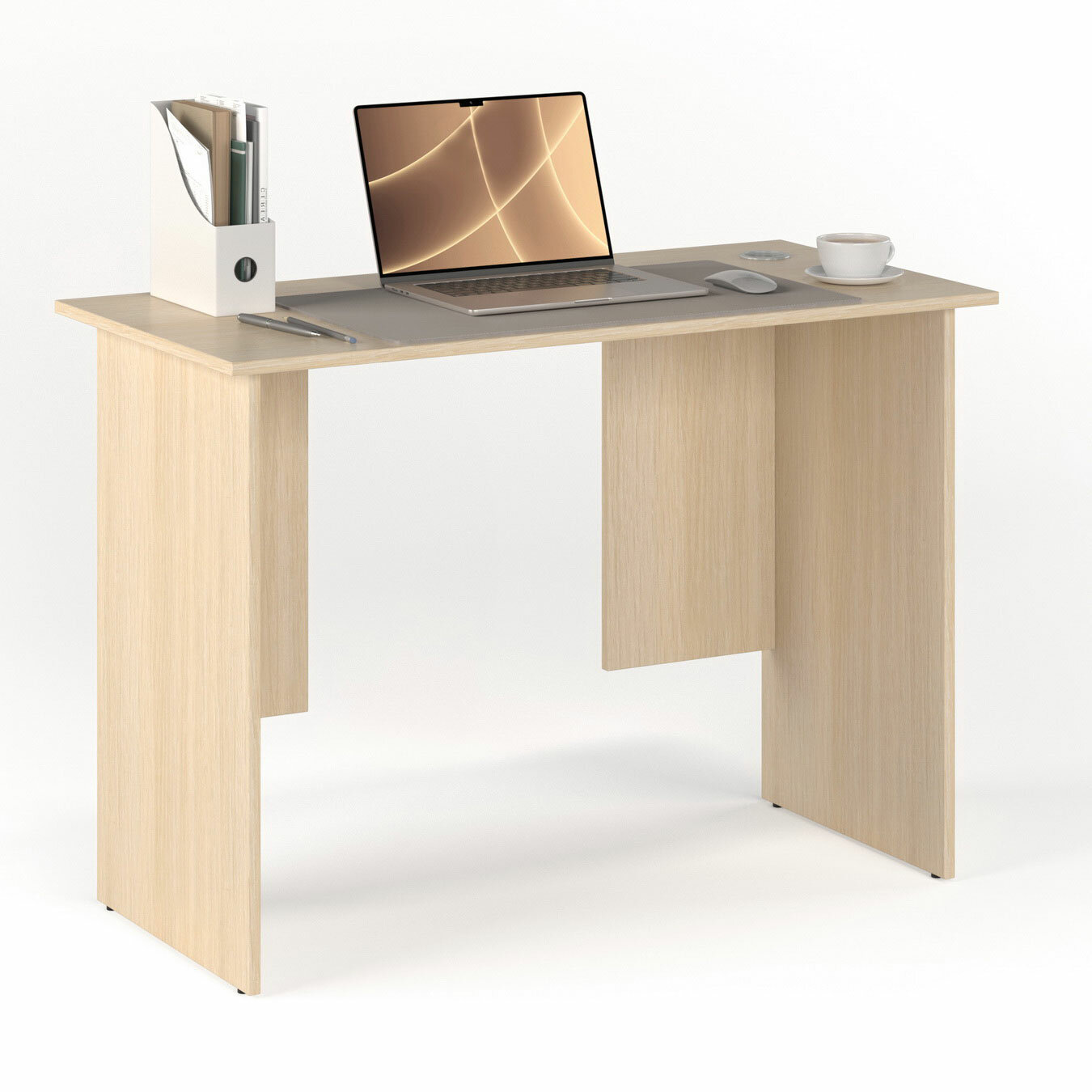 Письменный стол 7041 (цвет: дуб молочный)