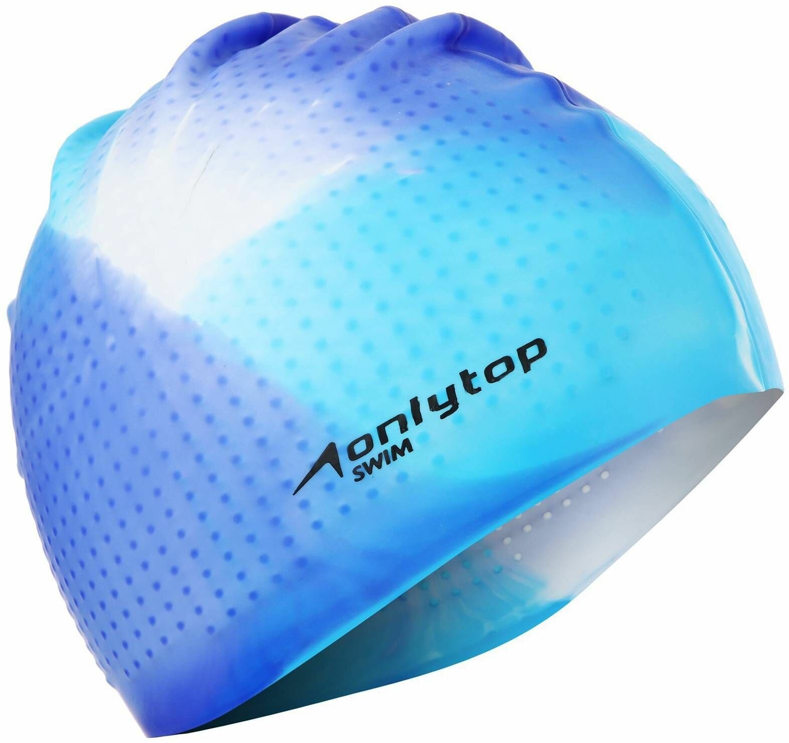 Силиконовая шапочка для плавания, взрослая плавательная шапка для купания в бассейне, обхват 54-60 см, цвета микс