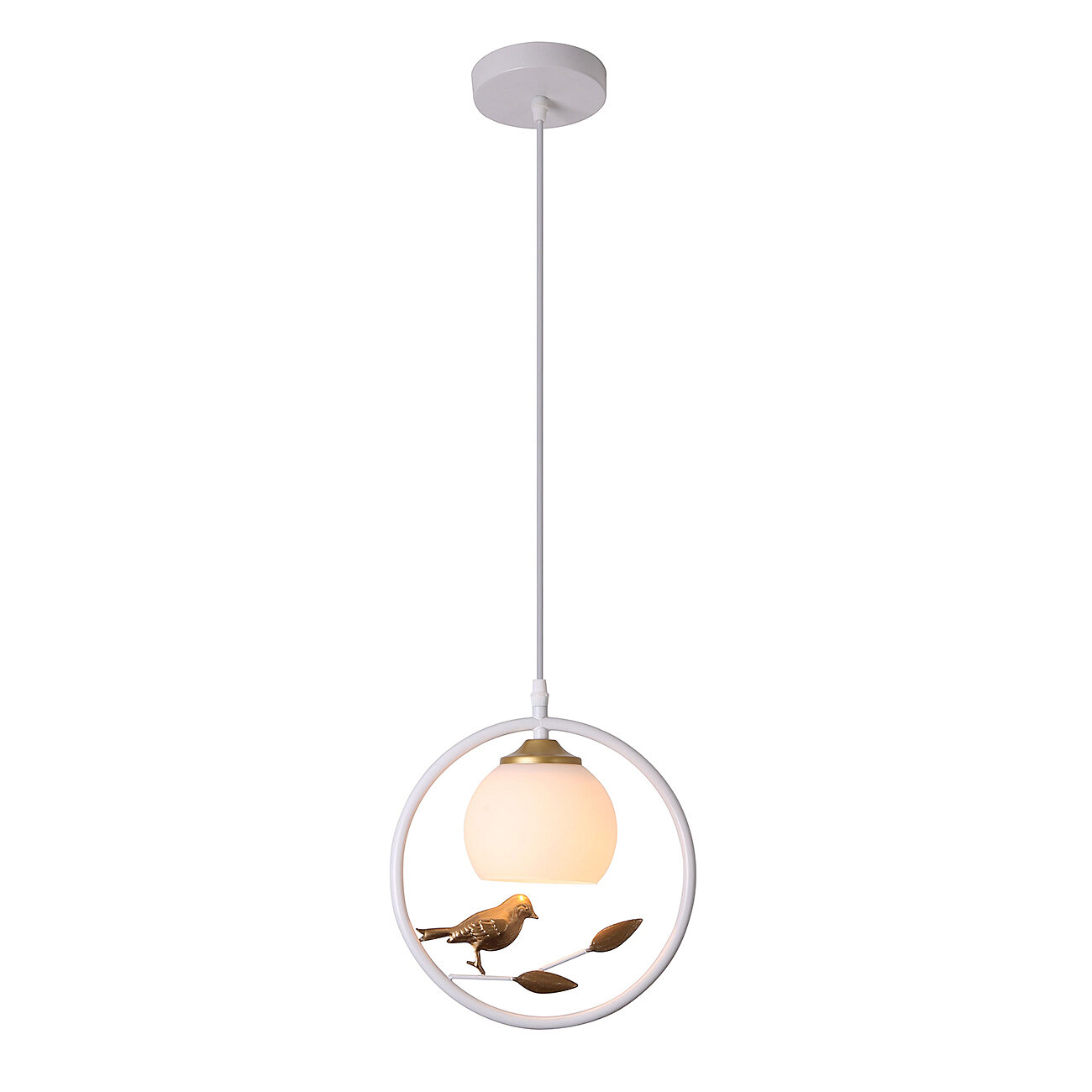 Светильник подвесной Escada Song 1113/1S White, E27, кол-во ламп:1шт, Белый