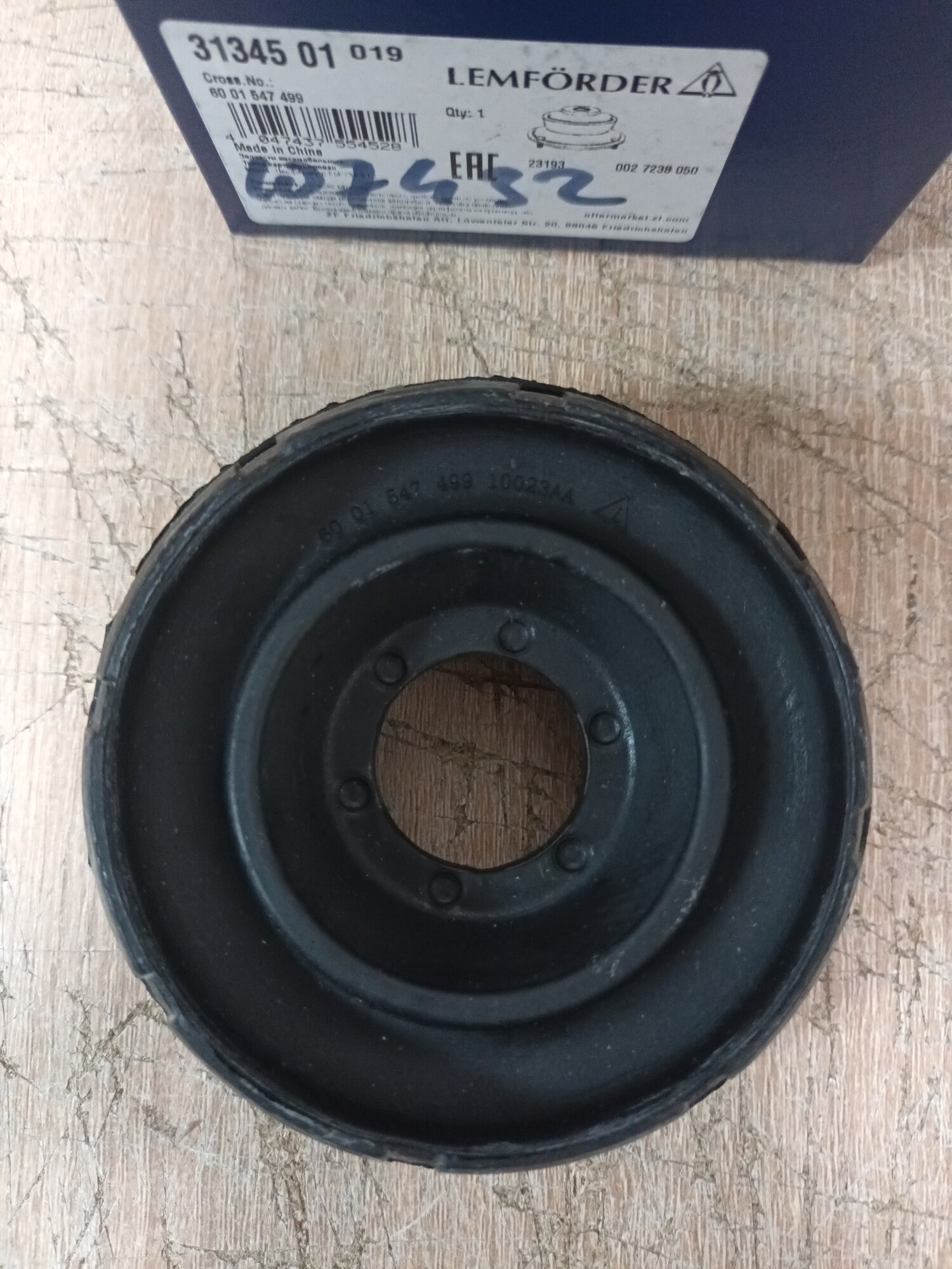 Опора амортизатора Рено Логан, Дастер, Ларгус, Сандеро Lemforder