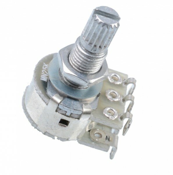 PARTS Al01 потенциометр балансный MN25K, длина резьбы 10 мм