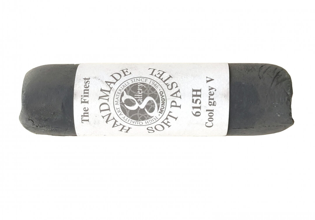 Mungyo Пастель сухая мягкая круглая ручной работы №615, холодный серый V