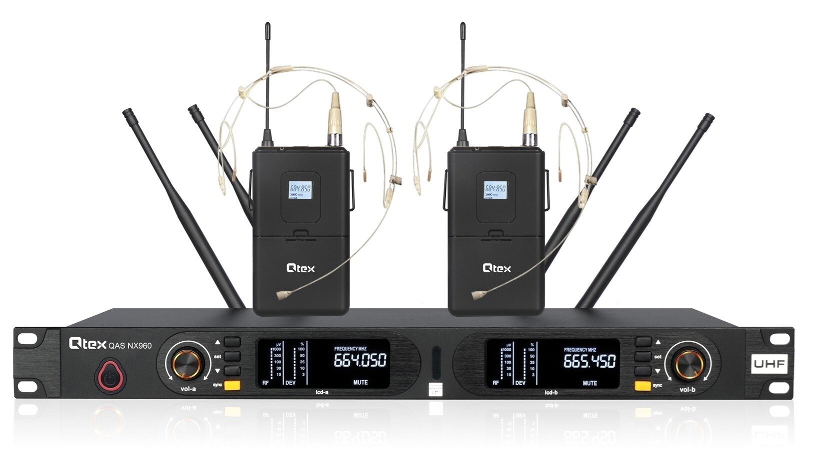 Двухканальная радиосистема true-diversity Qtex QAS NX960HS
