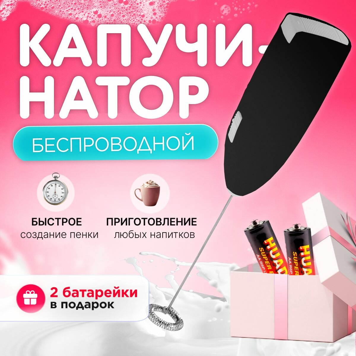 Капучинатор. Вспениватель молока для кофе