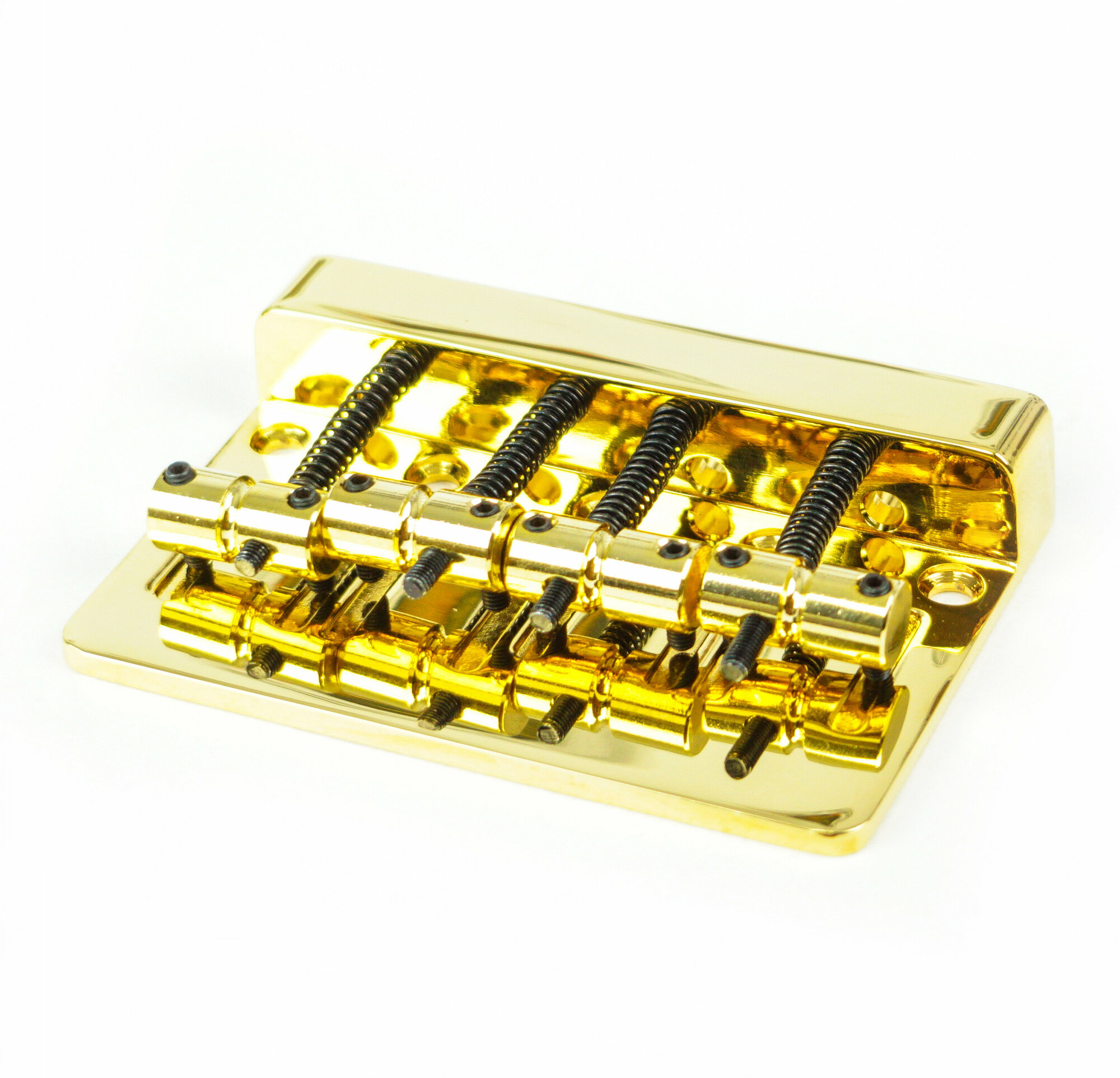 Бридж для бас-гитары Paxphil BB011-GD, литой, золото