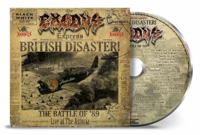 Фирменное издание Exodus - British Disaster! The Battle Of '89 (Live At The Astoria) CD