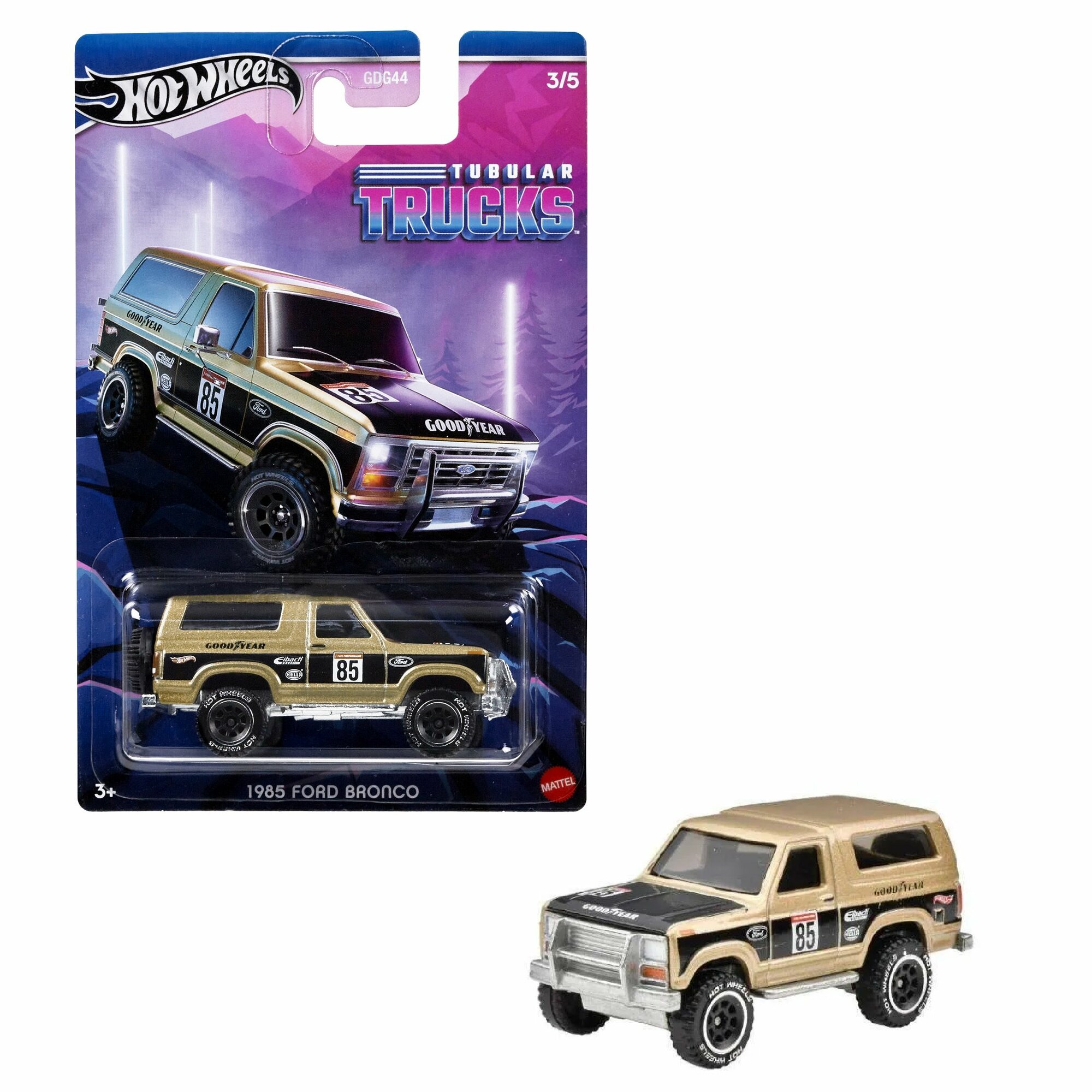 Машинка Hot Wheels HRR97 Tubular Trucks '85 Ford Bronco 2024