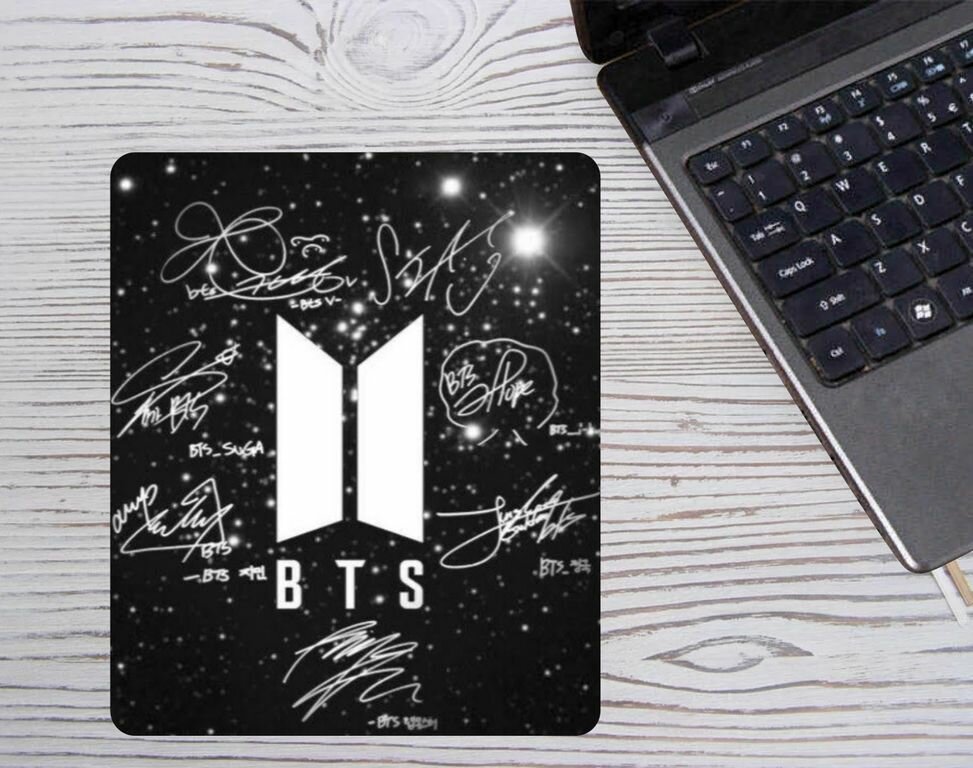Коврик для мышки игровой 36 на 29 см GOODbrelok BTS, БТС №81