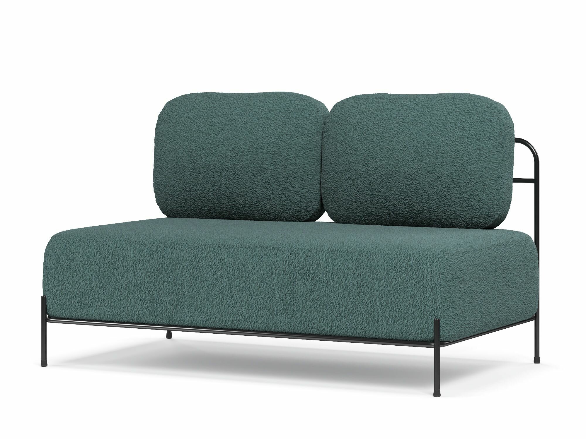 Диван Novelti Gufo Bravo Sailor (126х72х85 см), букле, цвет темно-синий