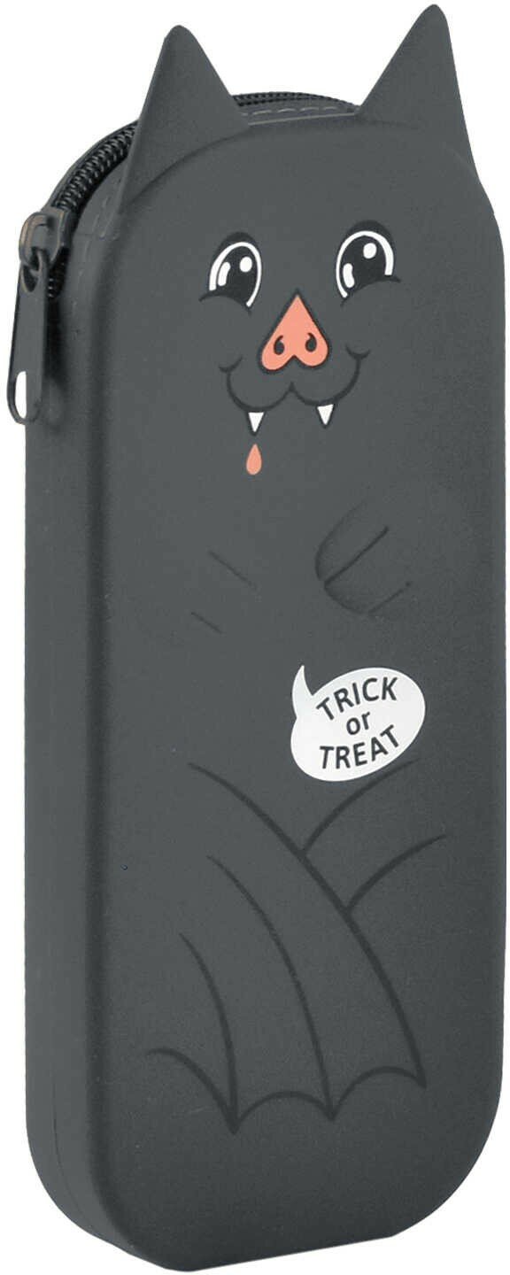 Пенал школьный Летучая мышь, силиконовый, 8,5х20х2,5 см