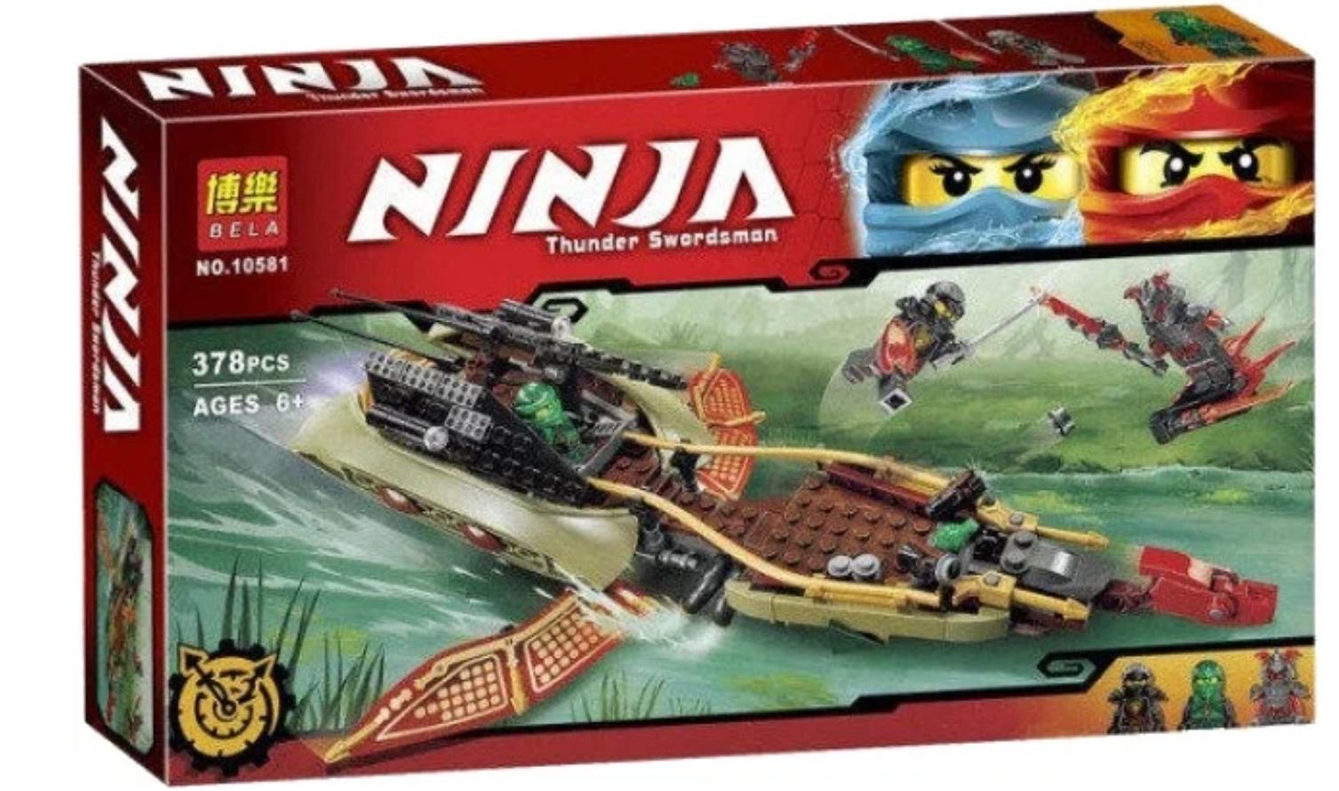 Конструктор Lari (Bela) Ninja 10581 Тень судьбы, 378 дет.