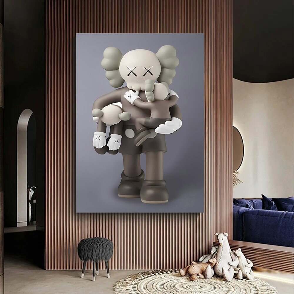 Kaws картина, картина кавс на стену, 60х80