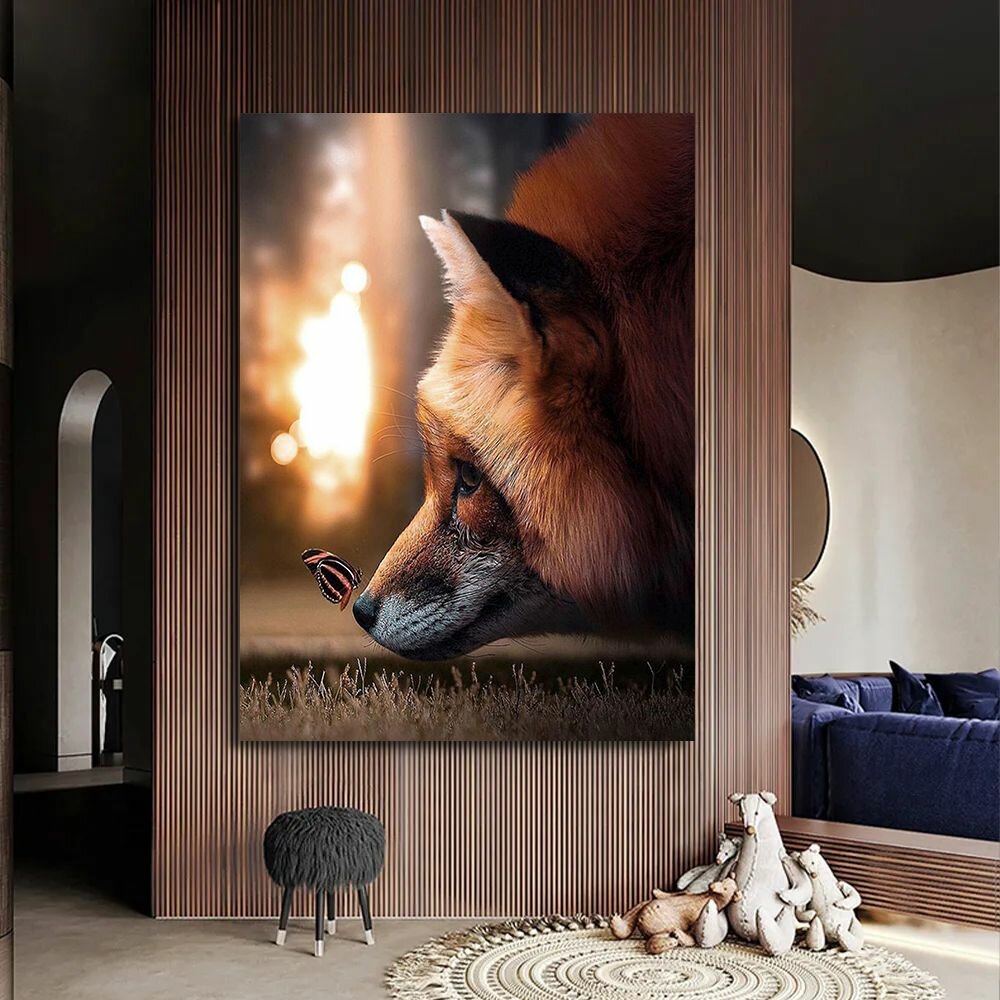 Картина Лиса, 30х40 см.