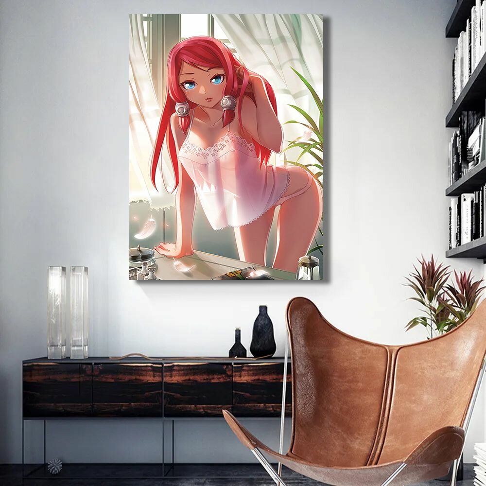 Картина эротическая 18+, секс, хентай, 60х80 см.