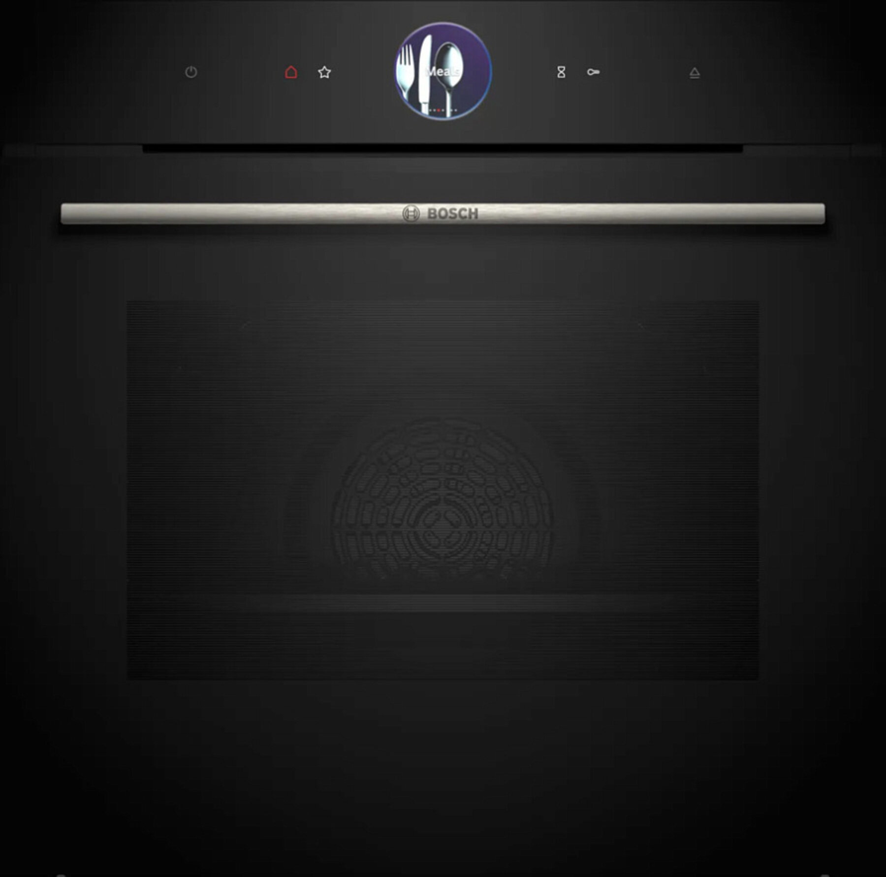 Духовой шкаф Bosch HSG7361B1, электрический, черный, 71 л, 13 режимов, 4D-горячий воздух, пар, Home Connect