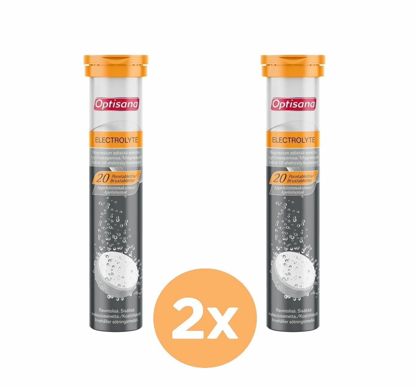 Комплекс минералов Optisana ELECTROLYTE, 40 шипучих табл (2уп по 20) (Финляндия)