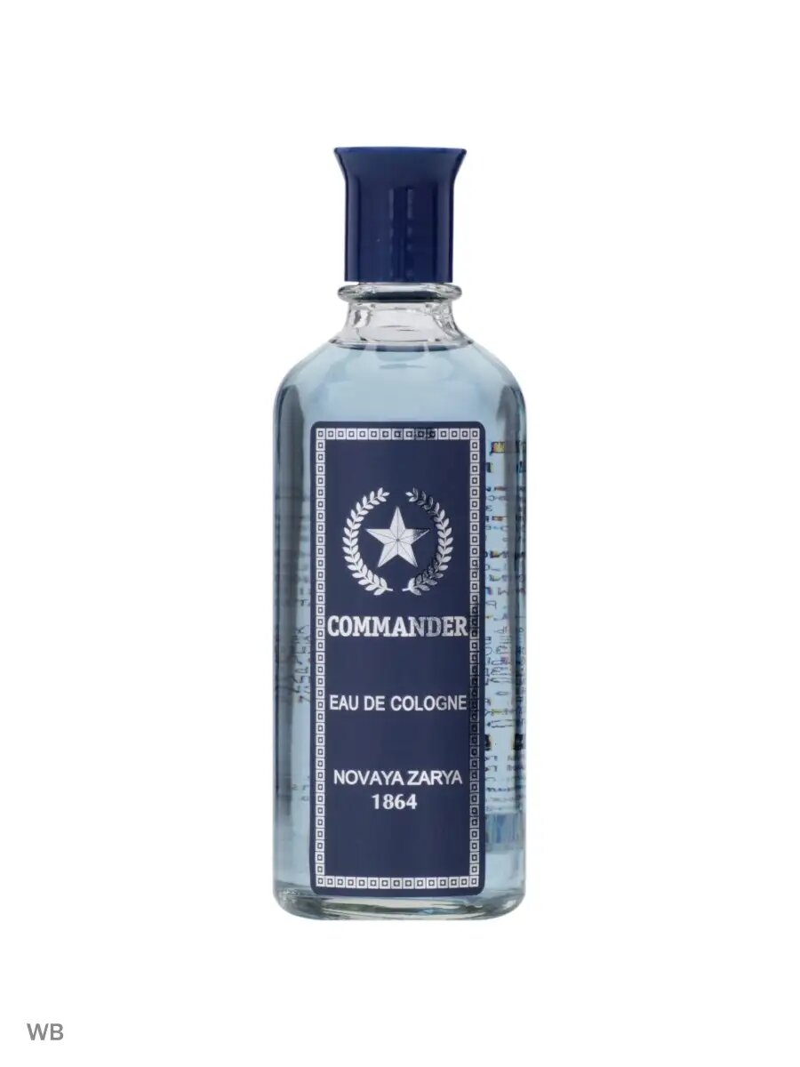 Одеколон "Командор" 100 мл мужской флакон стекло фабрика Новая Заря