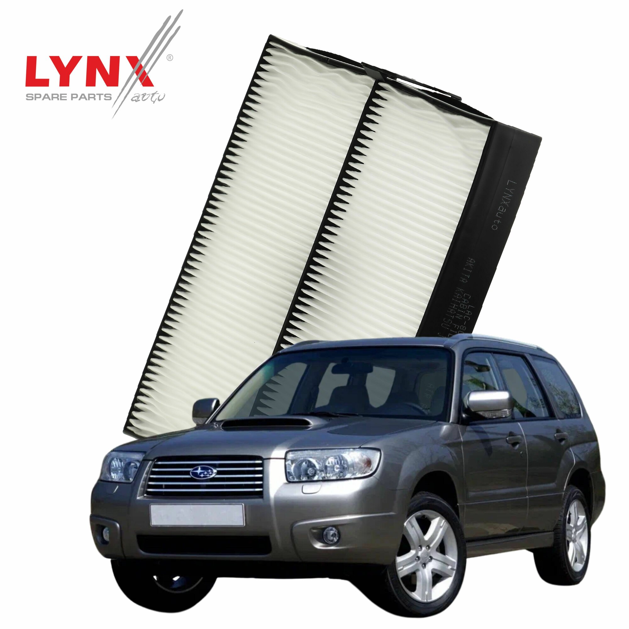 Фильтр салонный Subaru FORESTER (2) SG/S11 / Субару Форестер 2002 2003 2004 2005 2006 2007 2008 / 1шт LYNXauto